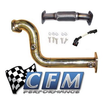 CFM 2 1/2 inch Polished Stainless SVT Focus Offroad Pipe & Flexpipe Kit
